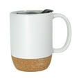 Homelife 350ML Matte Black Coffee Mug with Grip Handle Cork Bottom ...