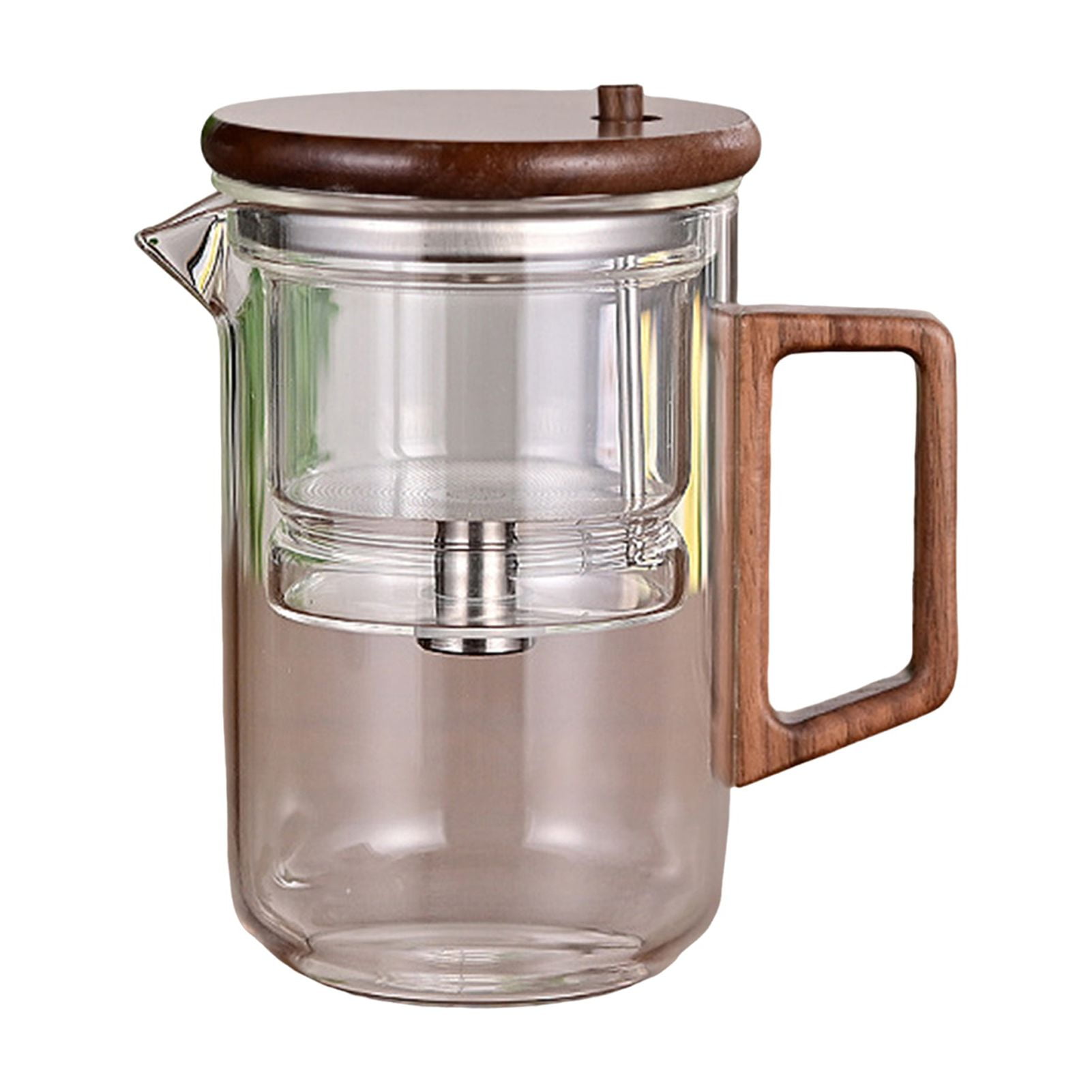 Homelife 550/750ml Tea Pot with Infuser Wooden Handle Teapot ...