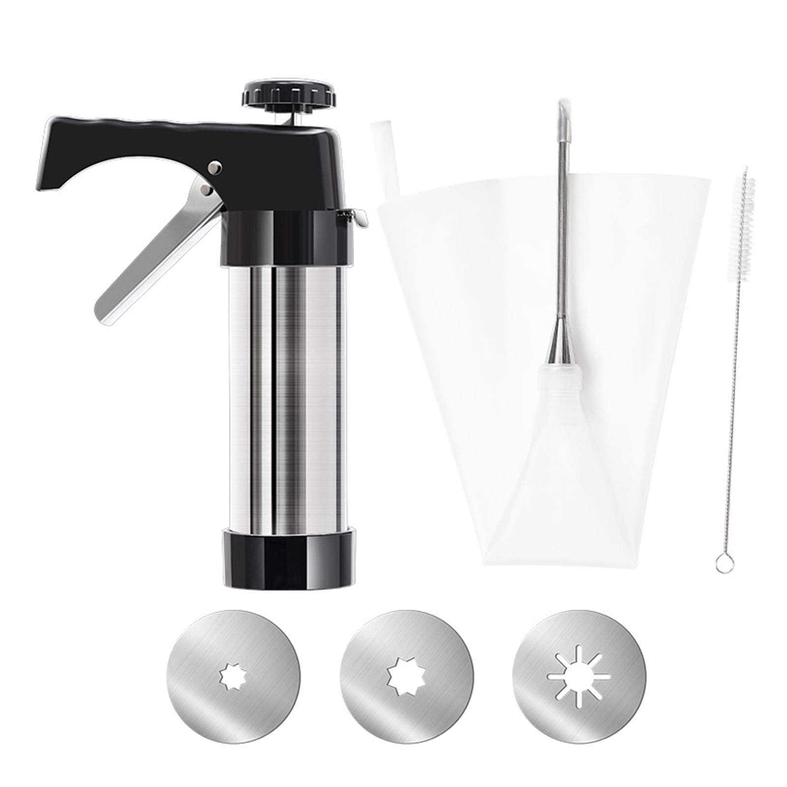 Homelife Churro Maker Machine with Piping Piping Tips And Bag Stainless ...