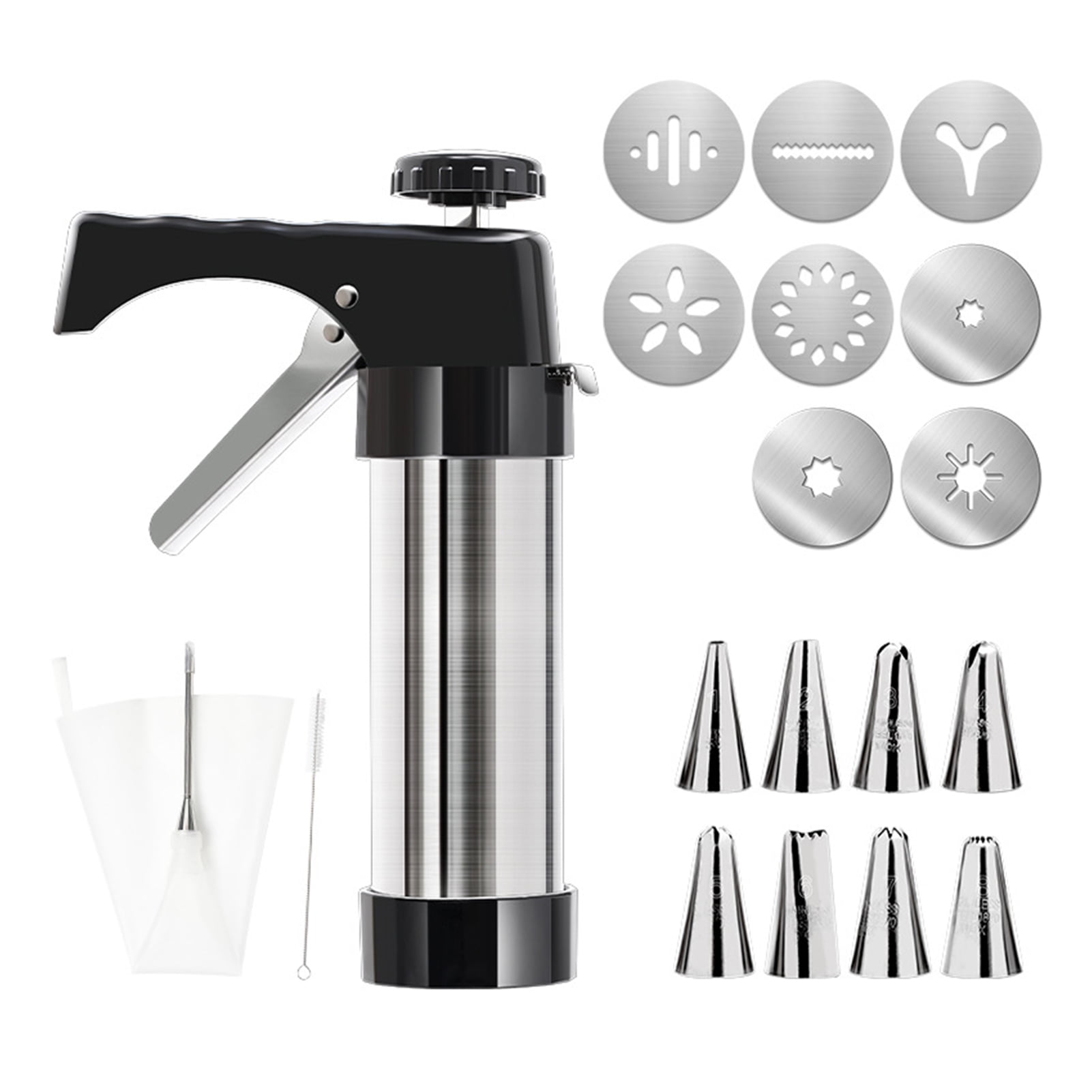 Homelife Churro Maker Machine with Piping Piping Tips And Bag Stainless ...
