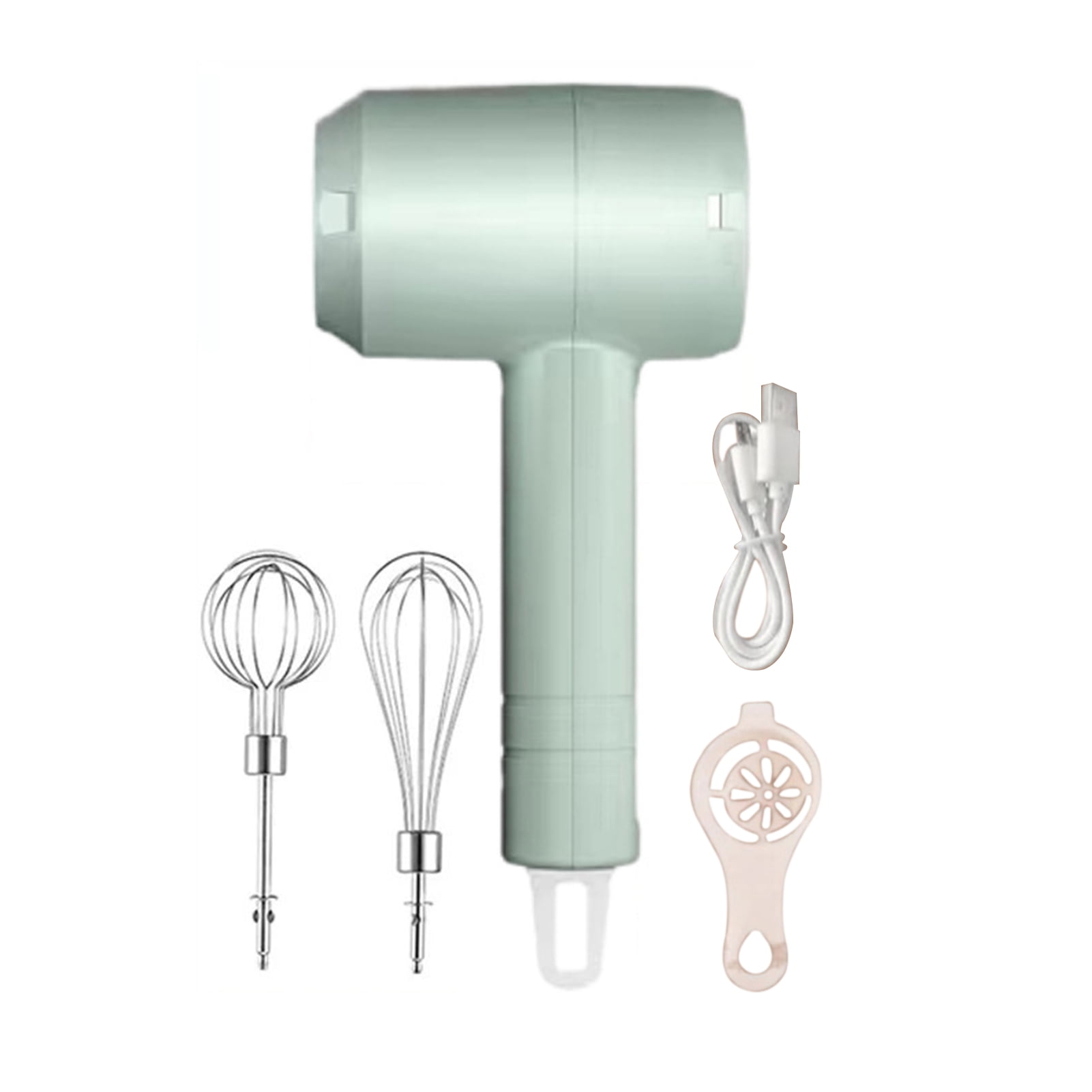 Homelife Cordless Electric Egg Beater Handheld Mixer 3-Speed Control ...