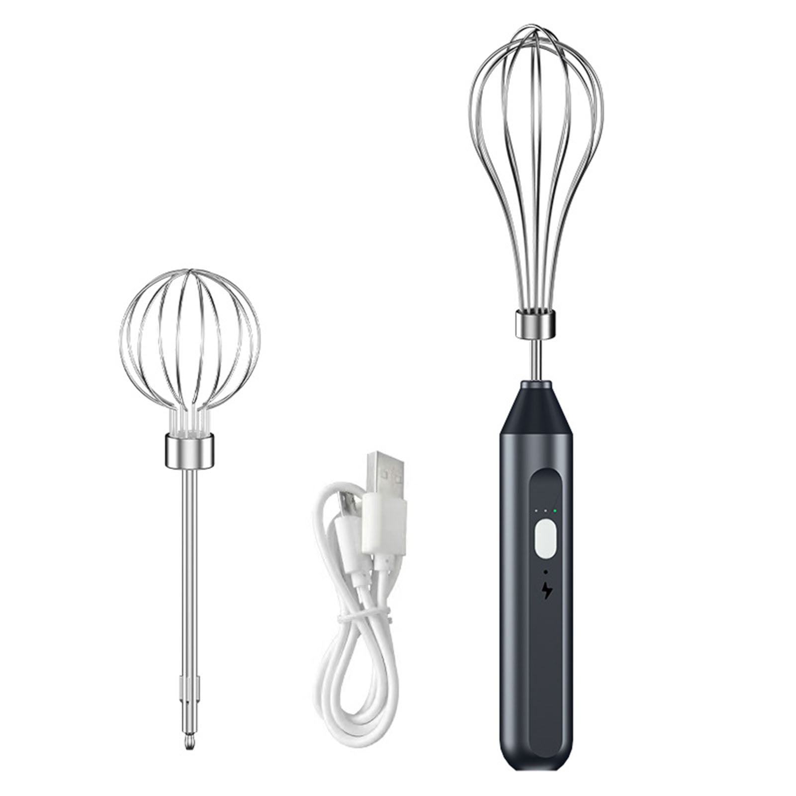 Homelife Electric Handheld Egg Whisk Mixer 3-Speed Control Rechargeable ...