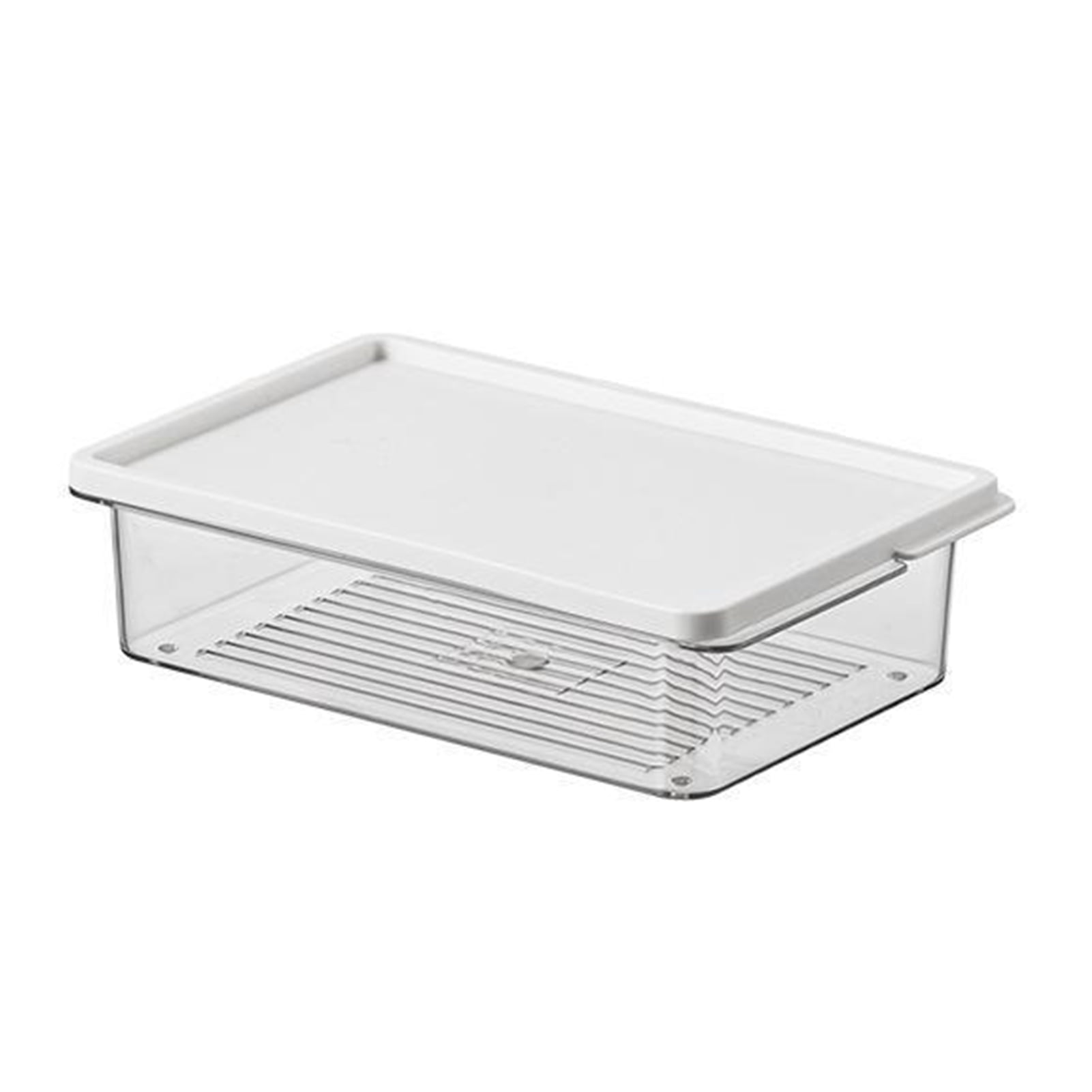 Homelife Food Preservation Box Stackable Freezer Fridge Organizer with ...