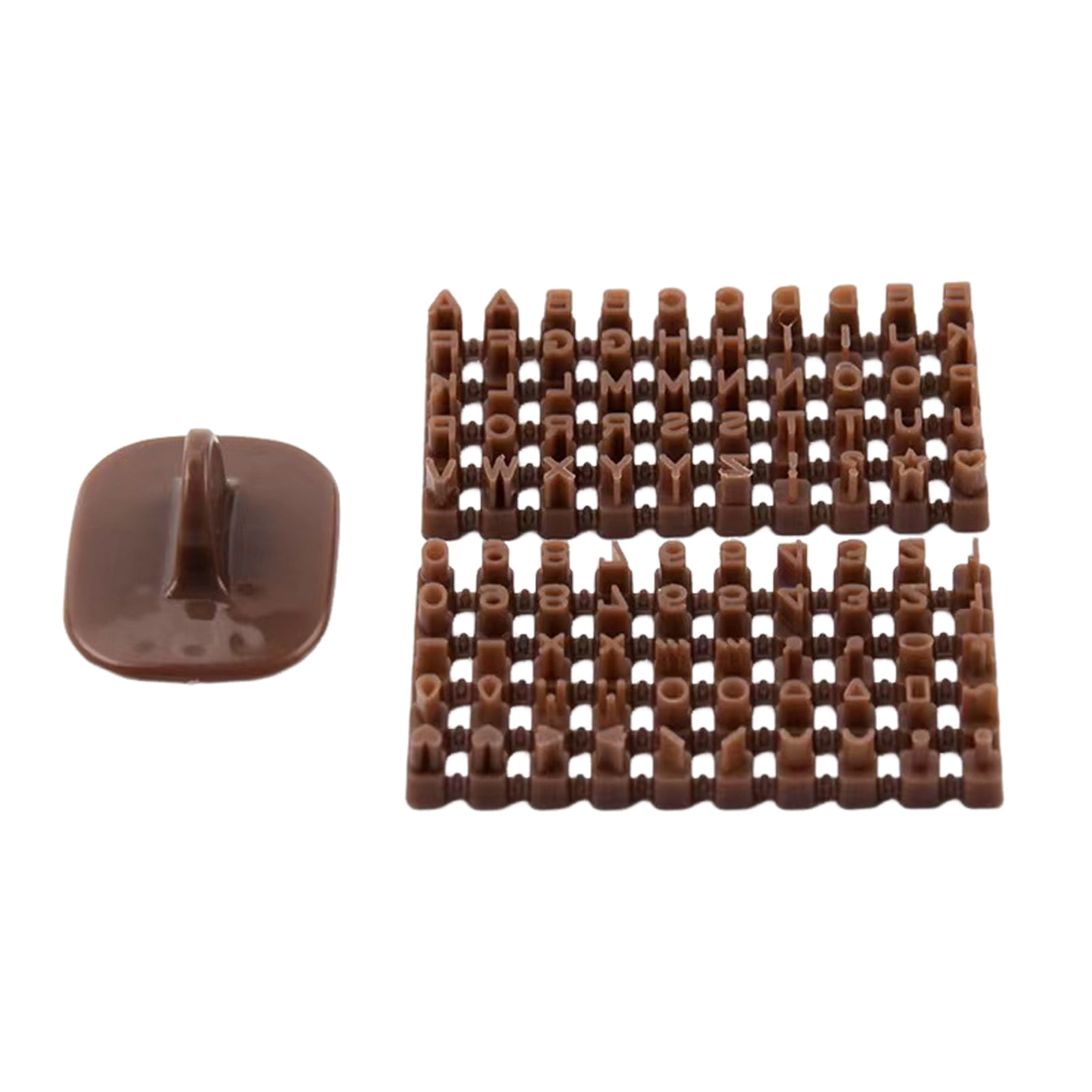 Homelife Letter Cookie Stamps Mold for Clay Alphabets Numbers Pottery ...