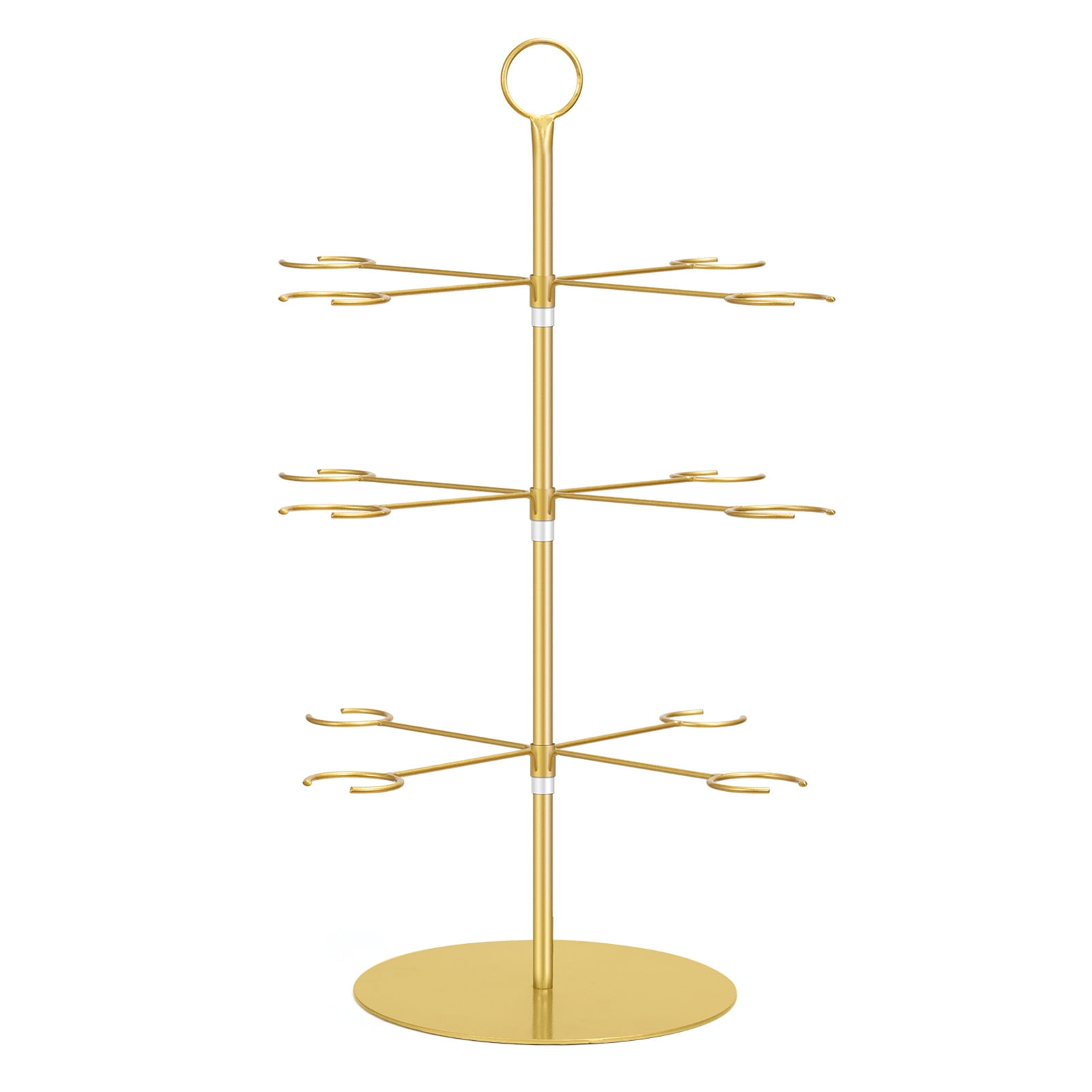 Homelife Metal Champagne Tower Stand 3 Tier Wine Glass Display Rack for ...