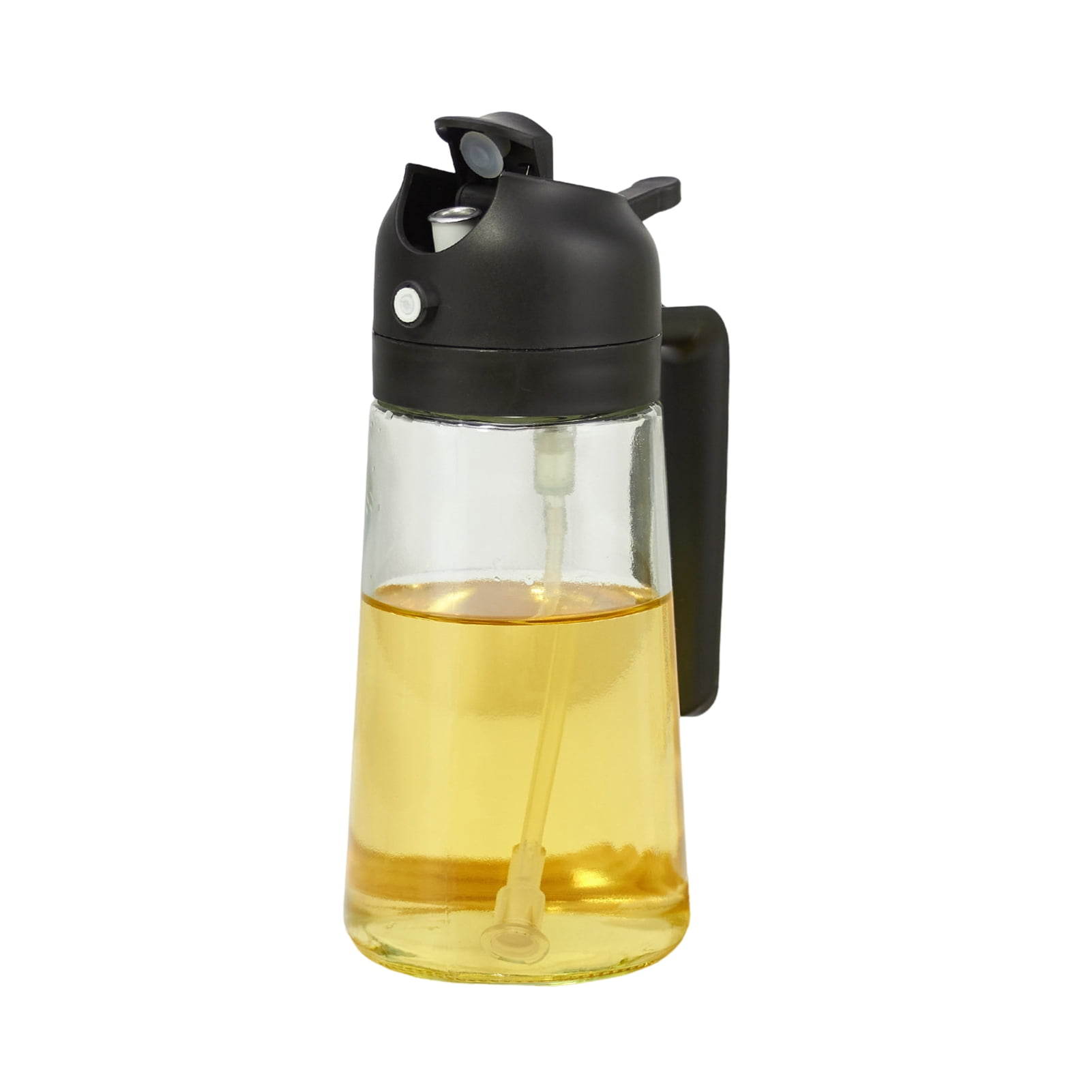 Homelife Oil Sprayer Bottle 2 in 1 Glass Oil Dispenser And Sprayer ...