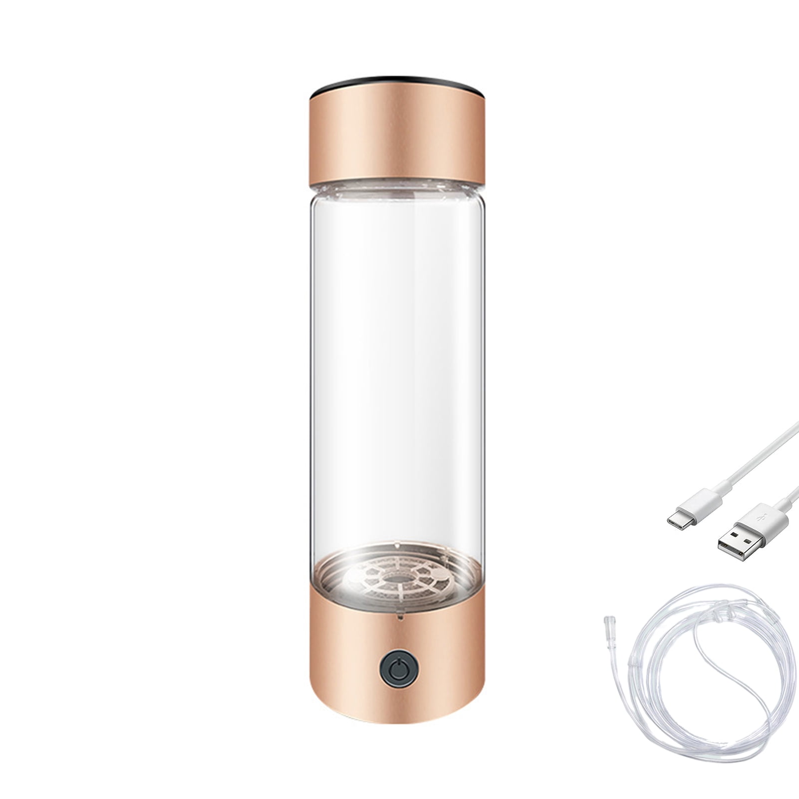 Homelife Portable Hydrogen Rich Water Cup Leak-proof Transparent Glass ...