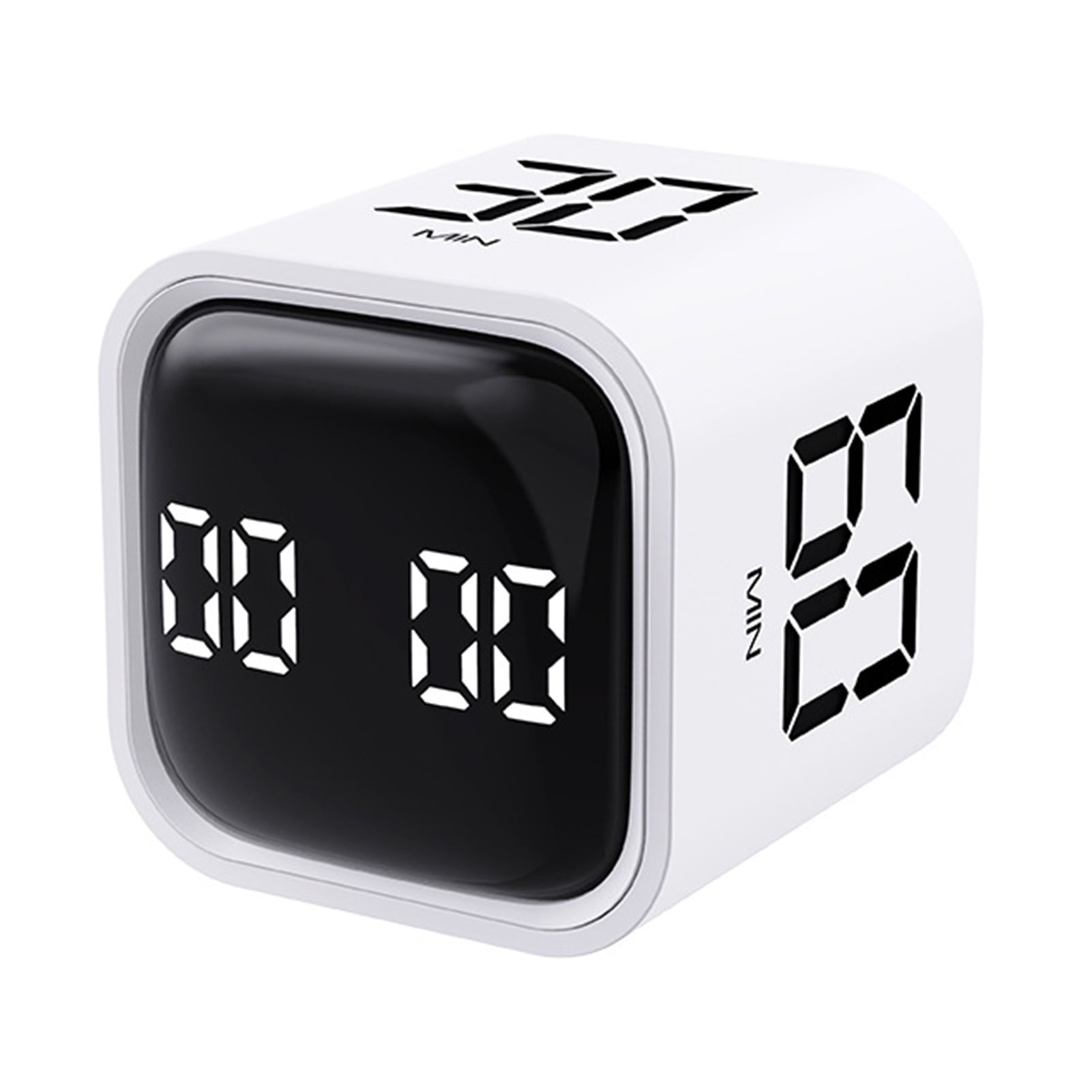 Homelife Productivity Cube Timer Sensor Flipping LED Display 4 Preset Time Dual Modes Time ...