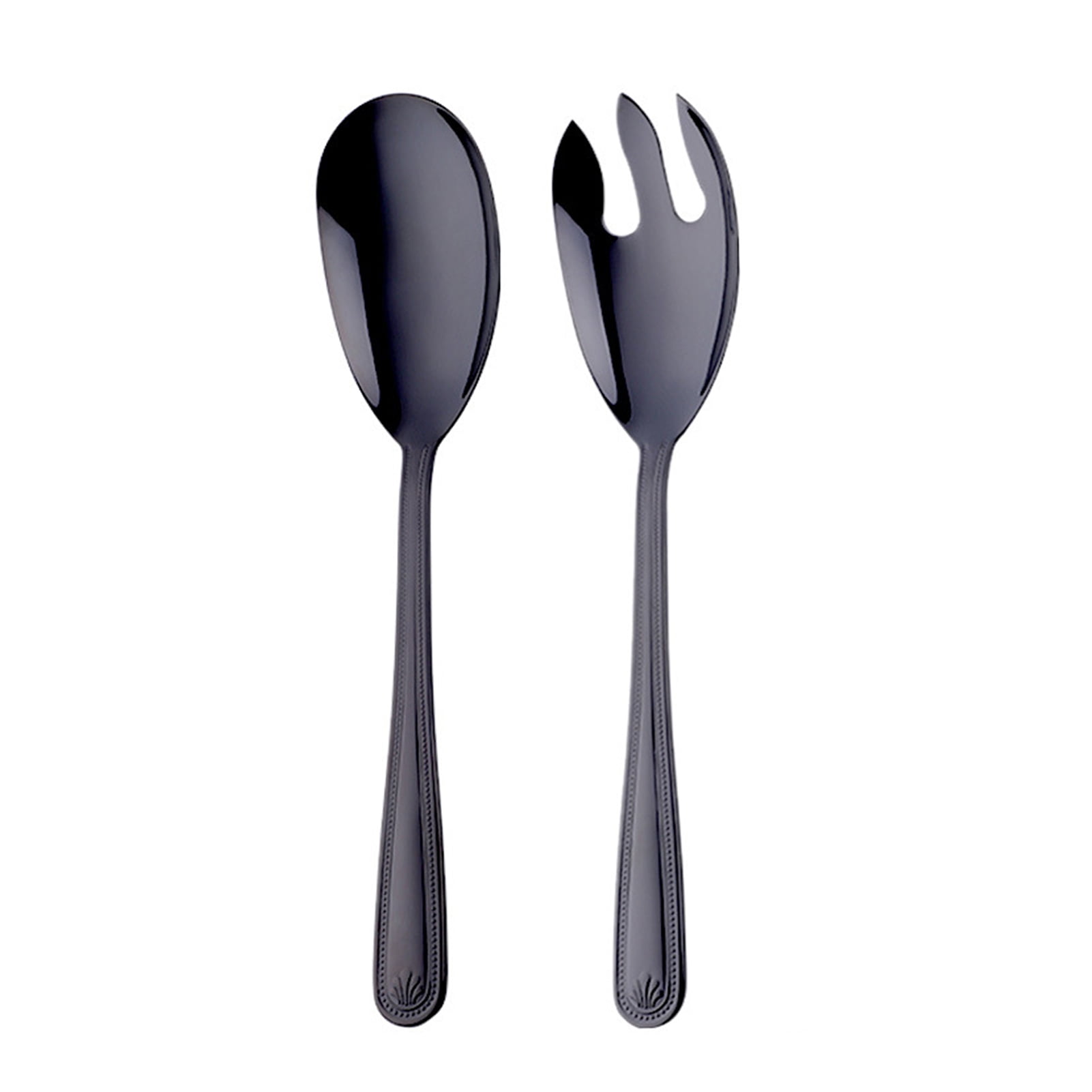Homelife Salad Spoon And Fork Set 12 Inch Large Serving Utensils ...