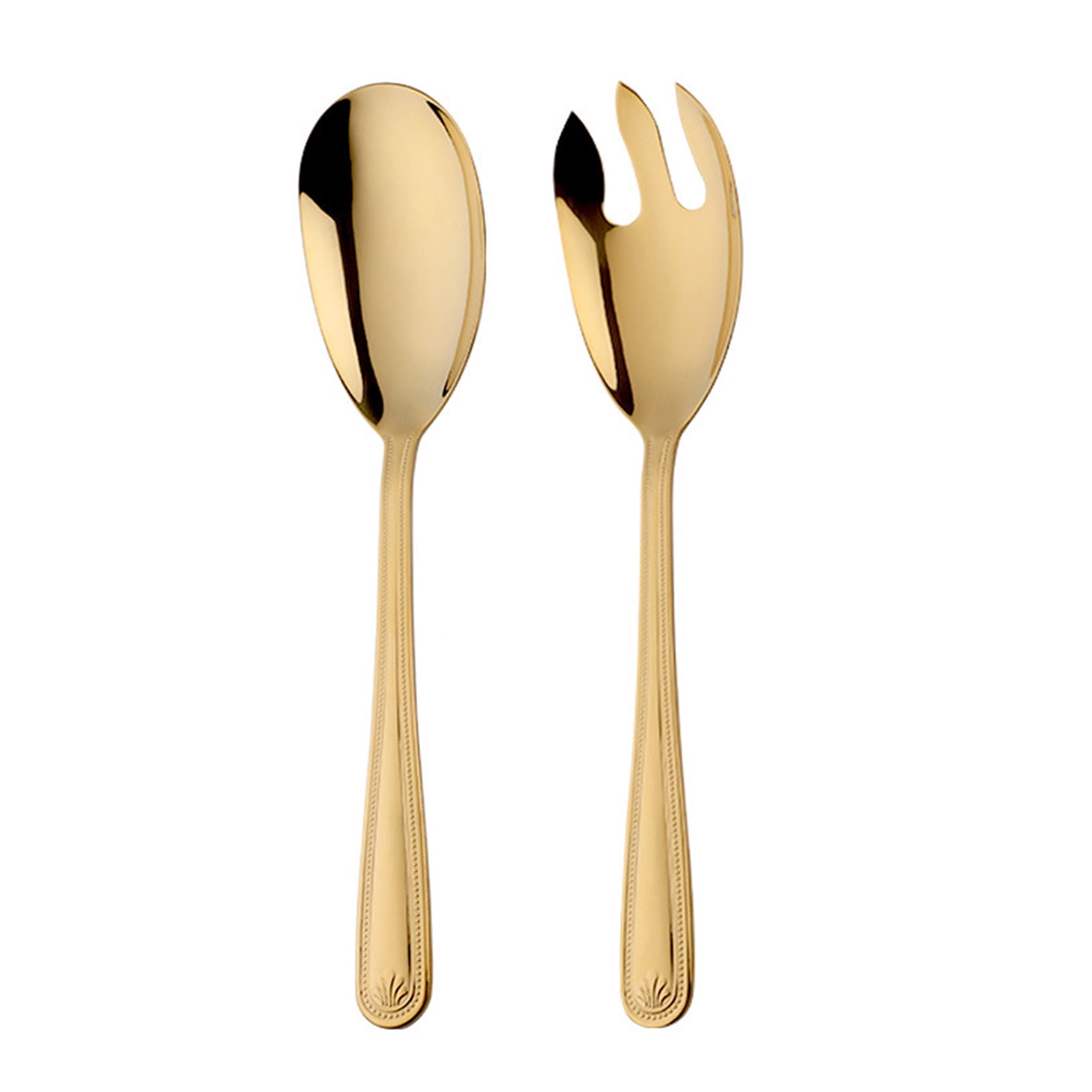 Homelife Salad Spoon And Fork Set 12 Inch Large Serving Utensils ...