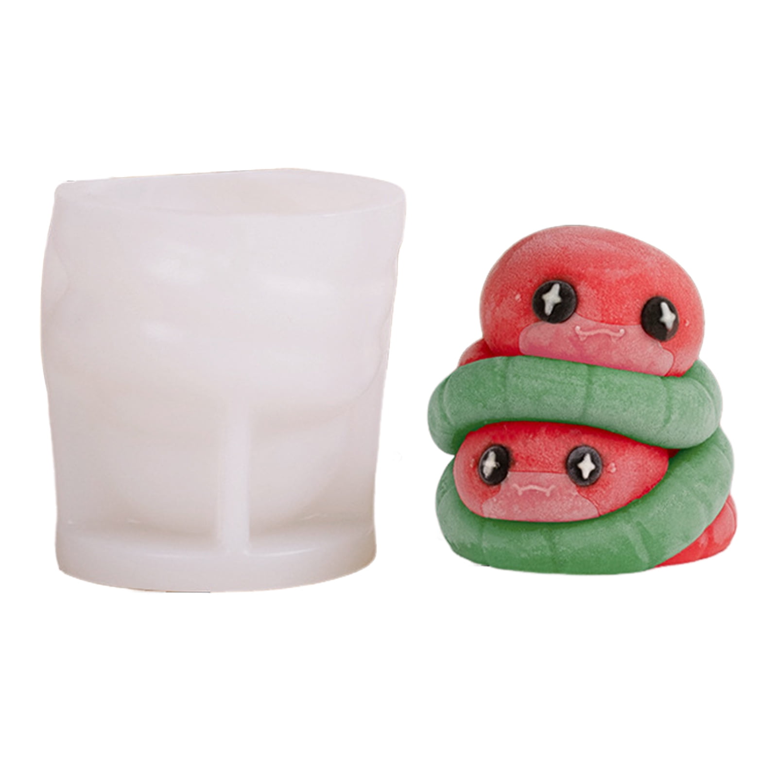 Homelife Snake Mousse Cake Mold Silicone Candle Mold for Cake Chocolate ...