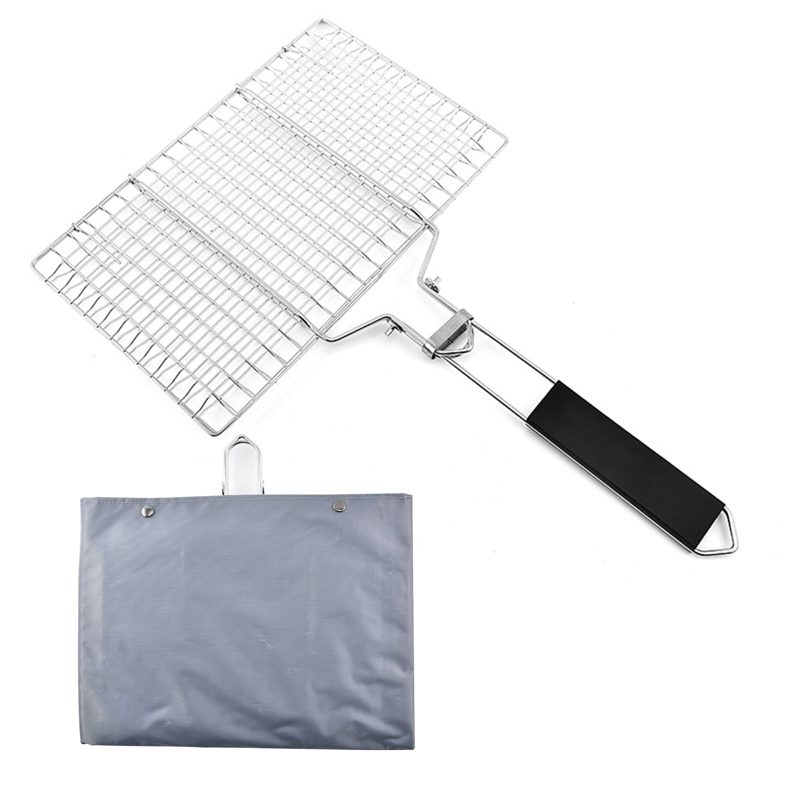 Homelife Stainless Steel BBQ Mesh Grill Basket Non Stick Grilling Mat ...