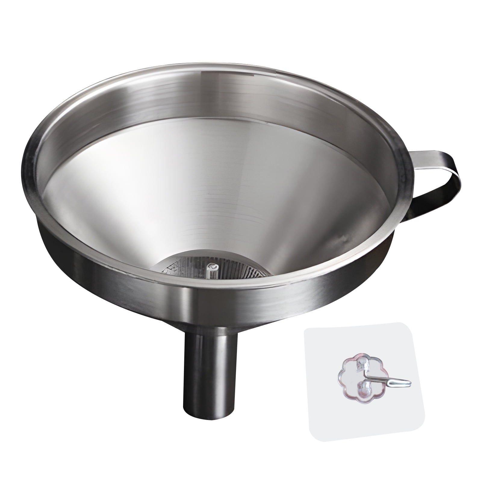 Homelife Stainless Steel Filter Funnel 11/13/15cm Food-Grade Metal ...