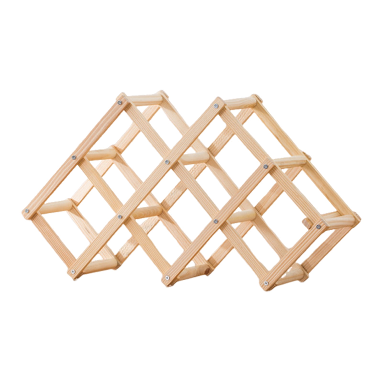 Homelife Wooden Wine Storage Rack Bee-Shaped Design No Assembly ...