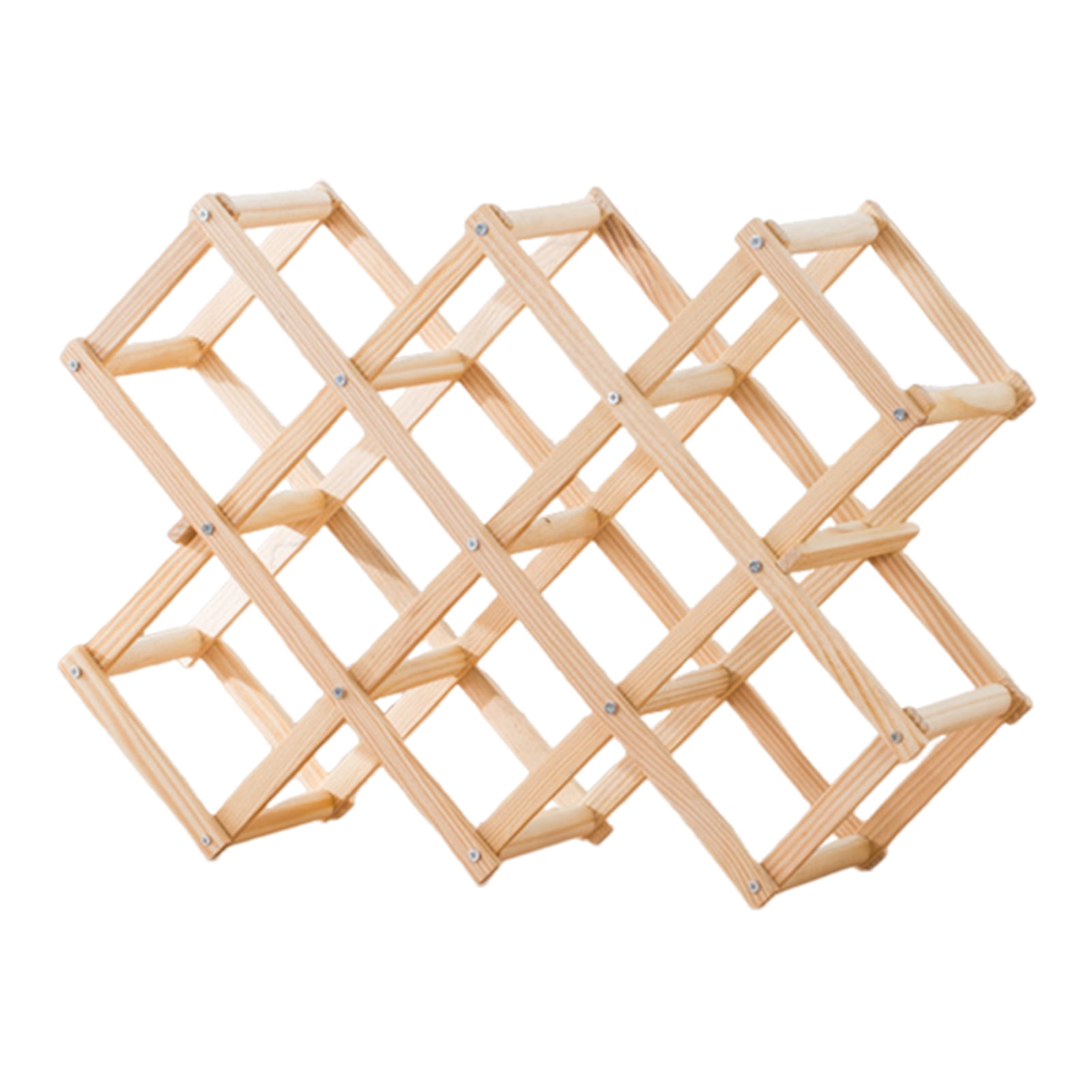 Homelife Wooden Wine Storage Rack Bee-Shaped Design No Assembly ...