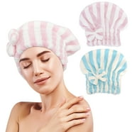 VANLOFE Bath Towel Cap Microfiber Hair Towel Cap Quickly Dry Hair Hat ...