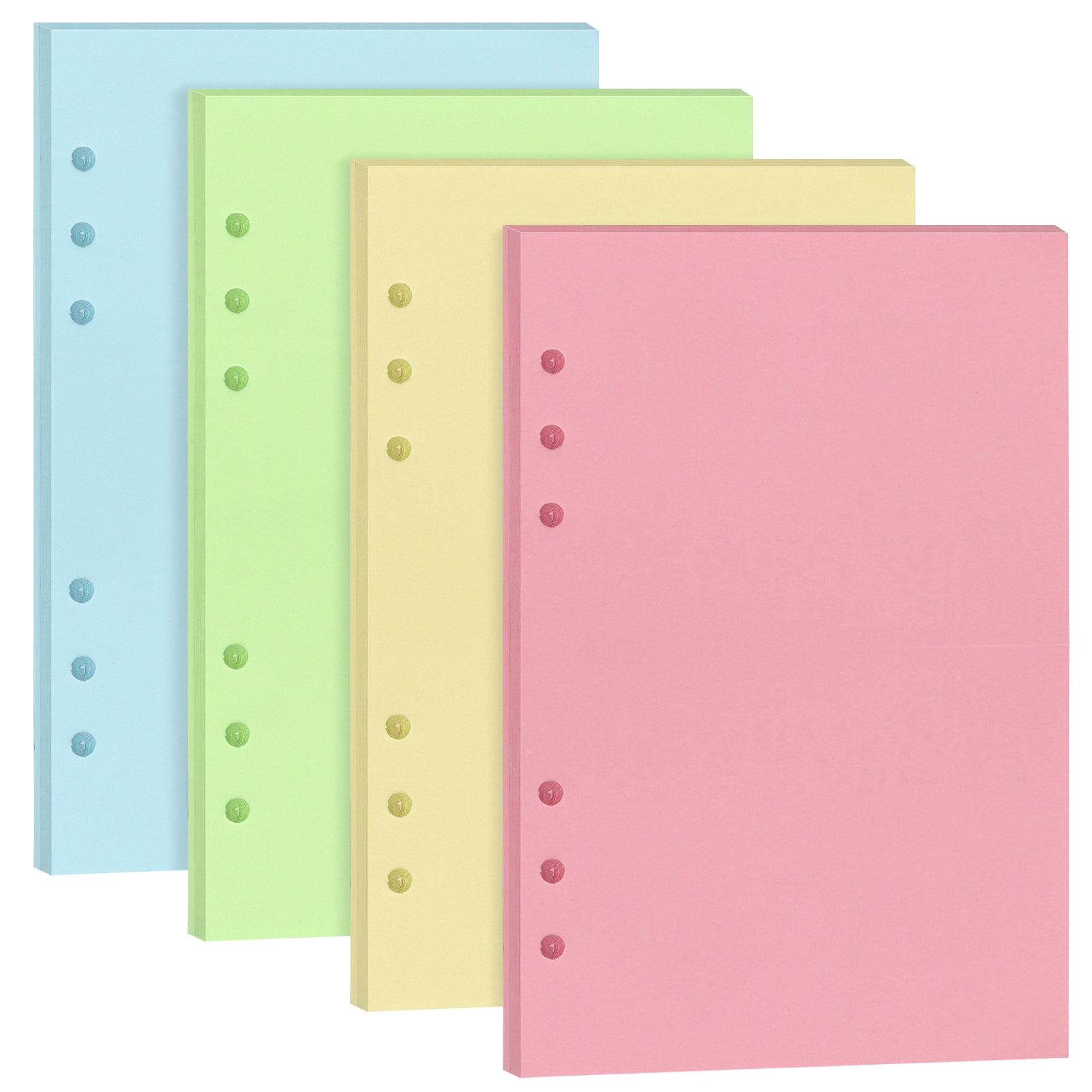 Homelove A5 Refill Paper [4 Colors] [120 Sheets 240 Pages] 6 Hole ...