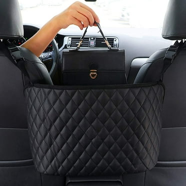 Car Purse Handbag Holder Between Seat, Multi-Pocket Car Seat Organizer ...