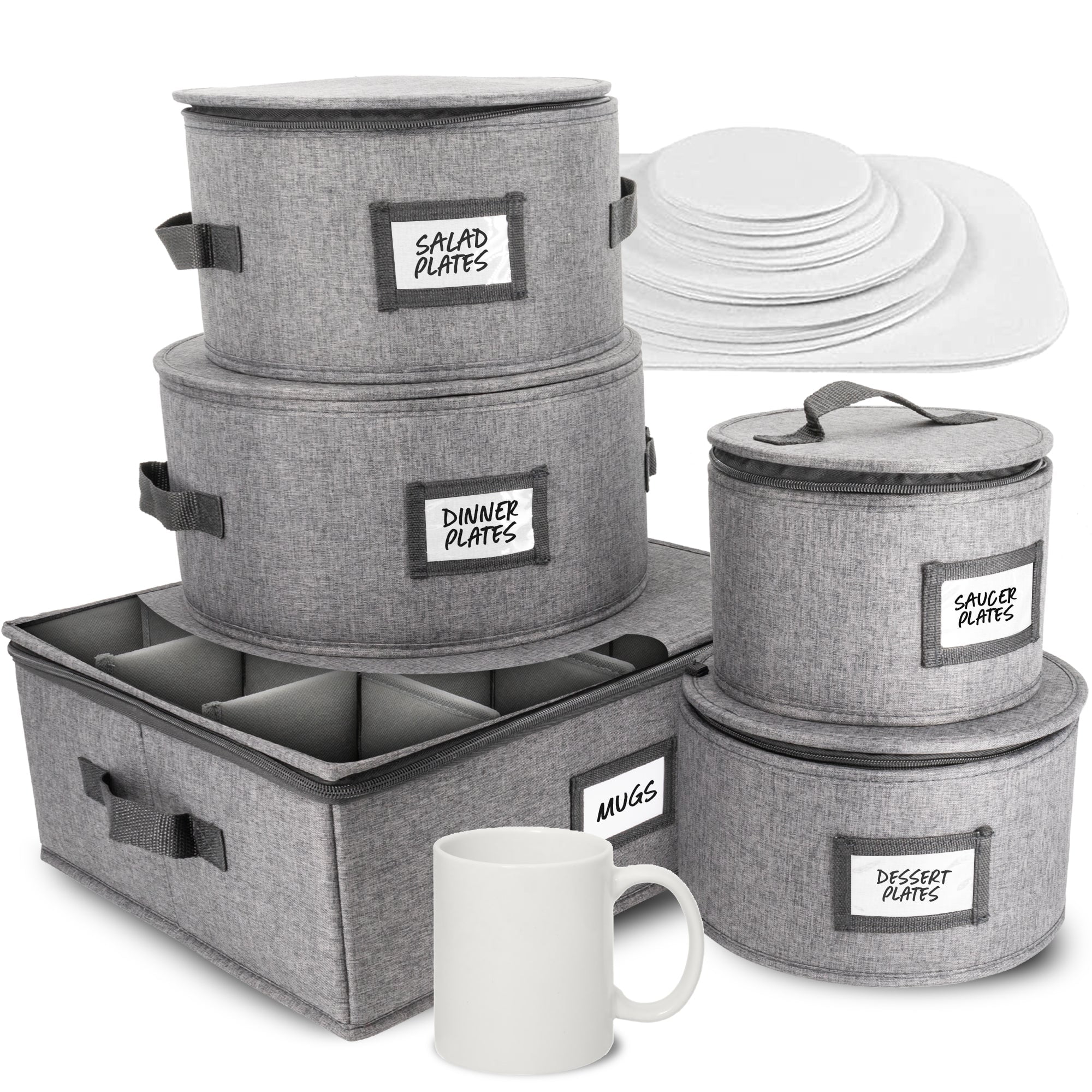 Homelux Theory China Storage Containers, Mug and Dinnerware Storage ...