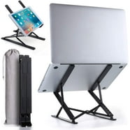 Rocelco 19" Portable Desk Riser, Height Adjustable Travel Standing Desk ...