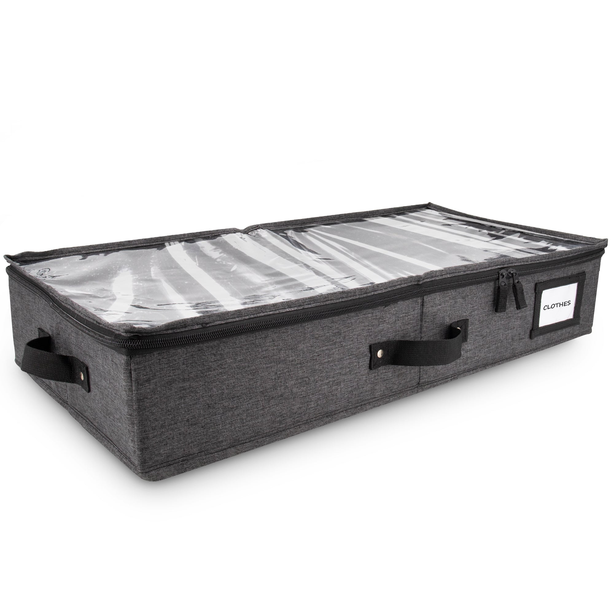 Homelux Theory Underbed Storage Bag, Large Dark Gray Organizer with ...