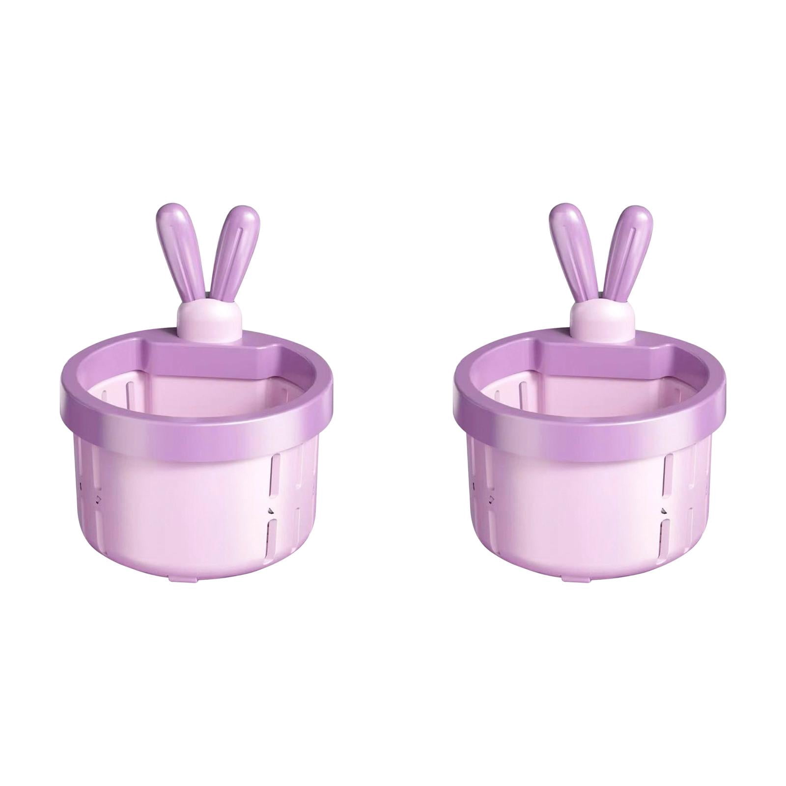 HomelyJoy Automatic Dumping Sink Strainer Basket, 2 Pcs Press to ...