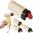 HomelyJoy Magnetic Toothpaste Squeezer Red, Wall Mounted Tube Extruder ...
