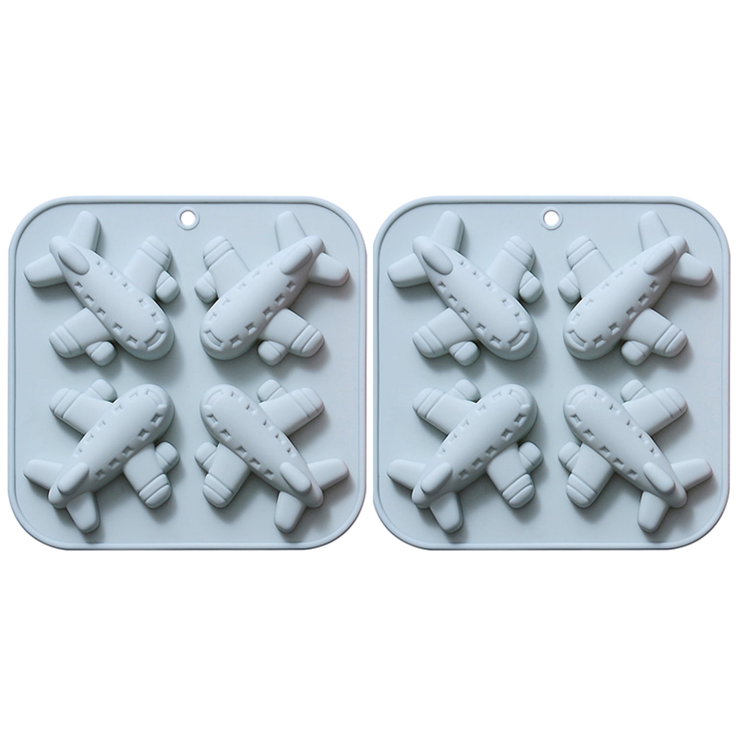 Homemade Aircraft Topper Happy Birthday Cake Silicone Molds Kit, 8-Cup ...