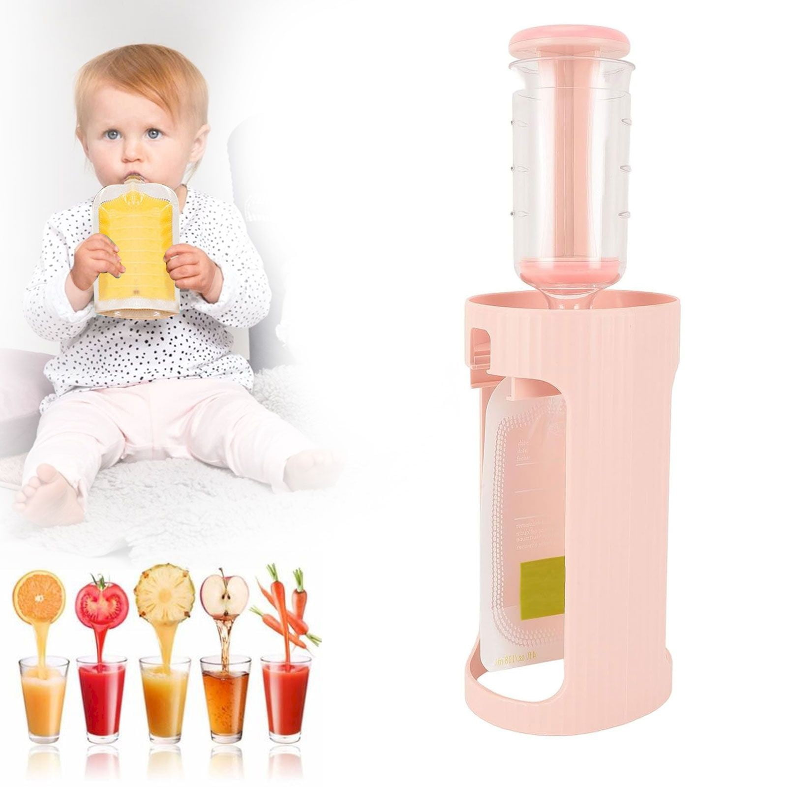 ZMKIAG Homemade Baby Food Pouch, Baby Food Storage Kids Squeezable ...
