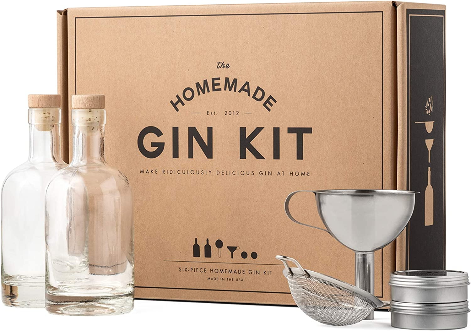 Homemade Gin Kit, Make Your Own Kit, Botanical Blend and Juniper ...