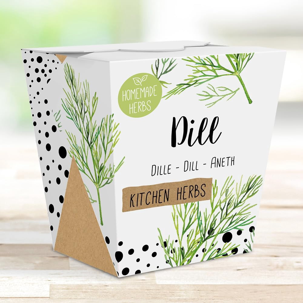 Homemade Herb Kit – All-in-One Kitchen Dill – Indoor Garden Planter ...