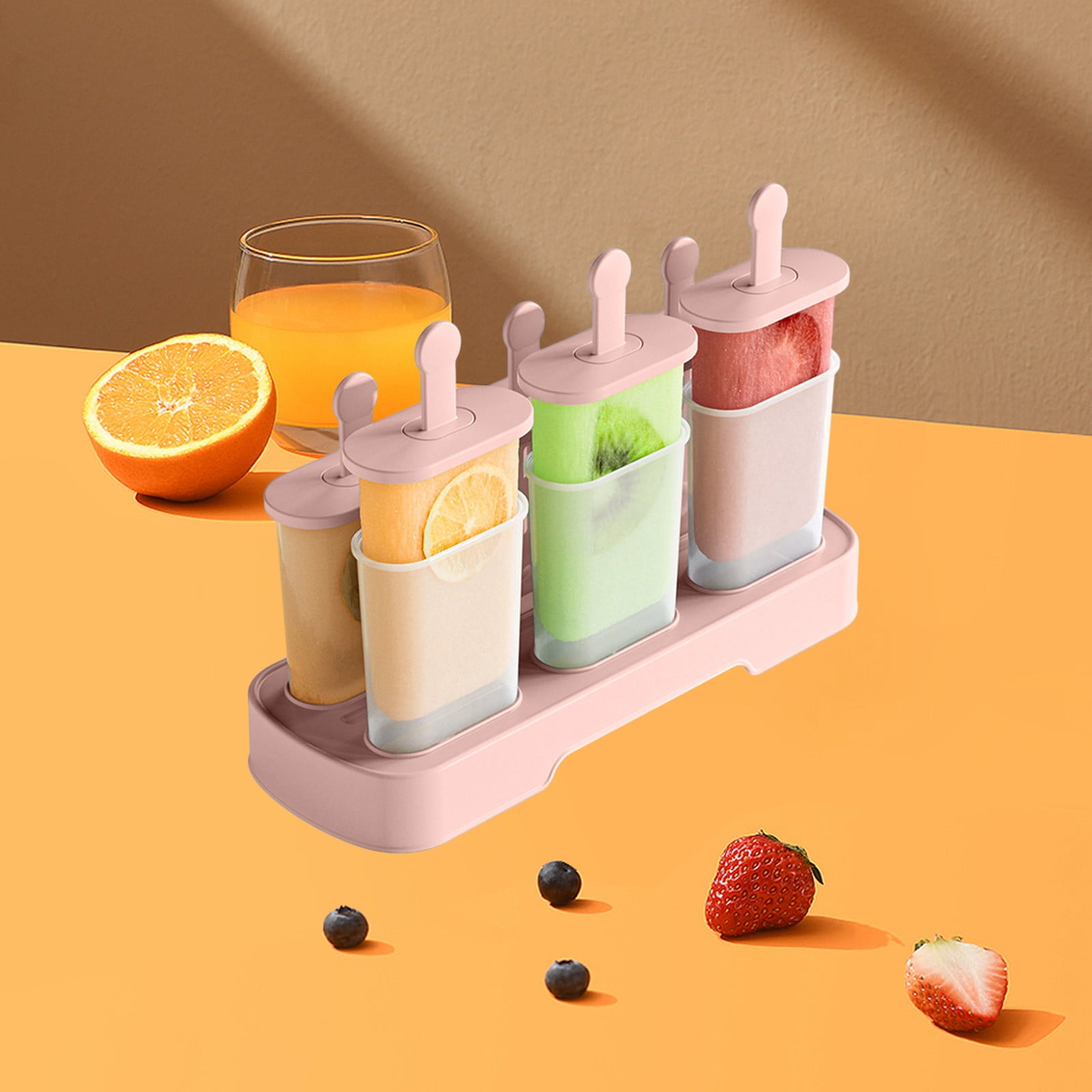 Homemade Popsicle Mould, Easy Release Design, Stackable Storage Box ...