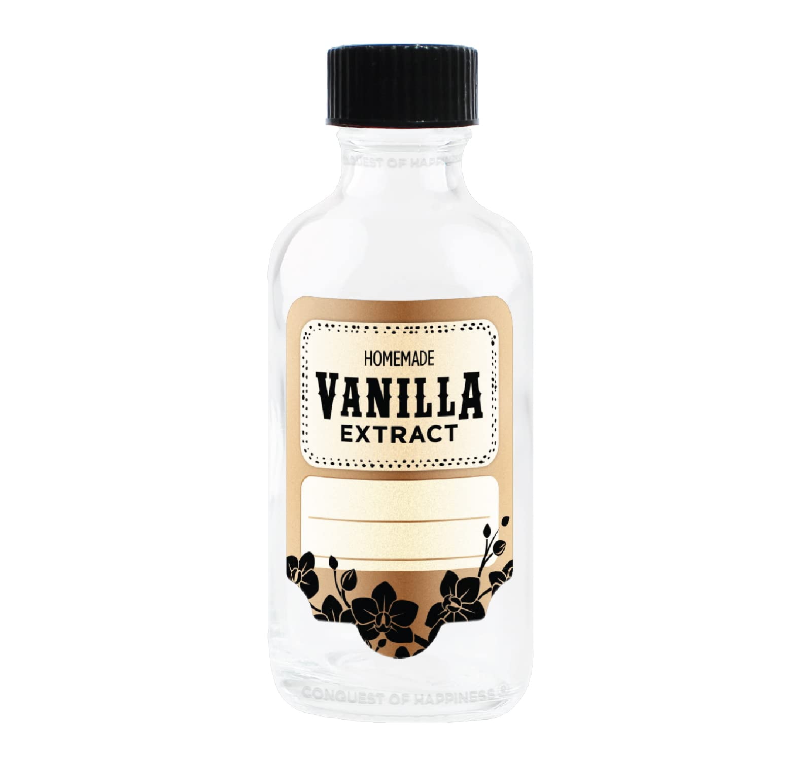 Homemade Vanilla Extract Label for 2 oz Bottles* and Larger - 2 Line ...