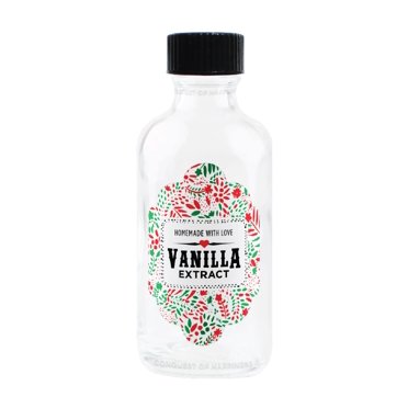 Vanilla Extract Labels with 2 oz Bottles - 100% Pure - Finest Quality ...