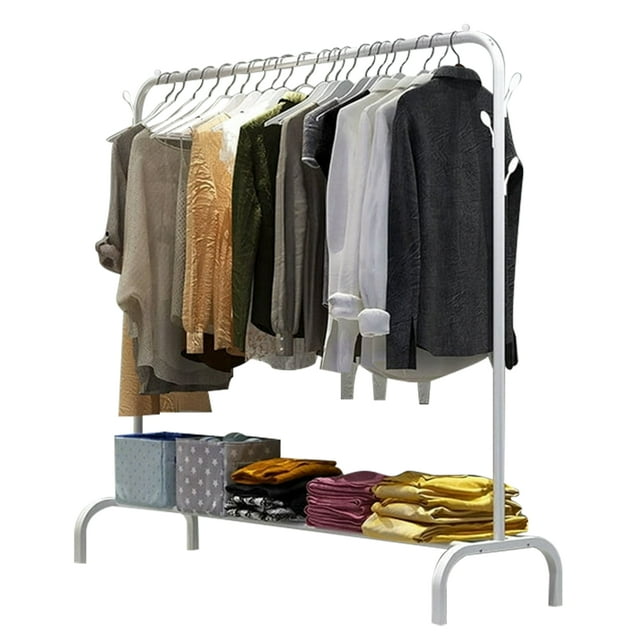 Homemart Clothes Rack, Stand with Shelf for Hanging Apparel, Home ...