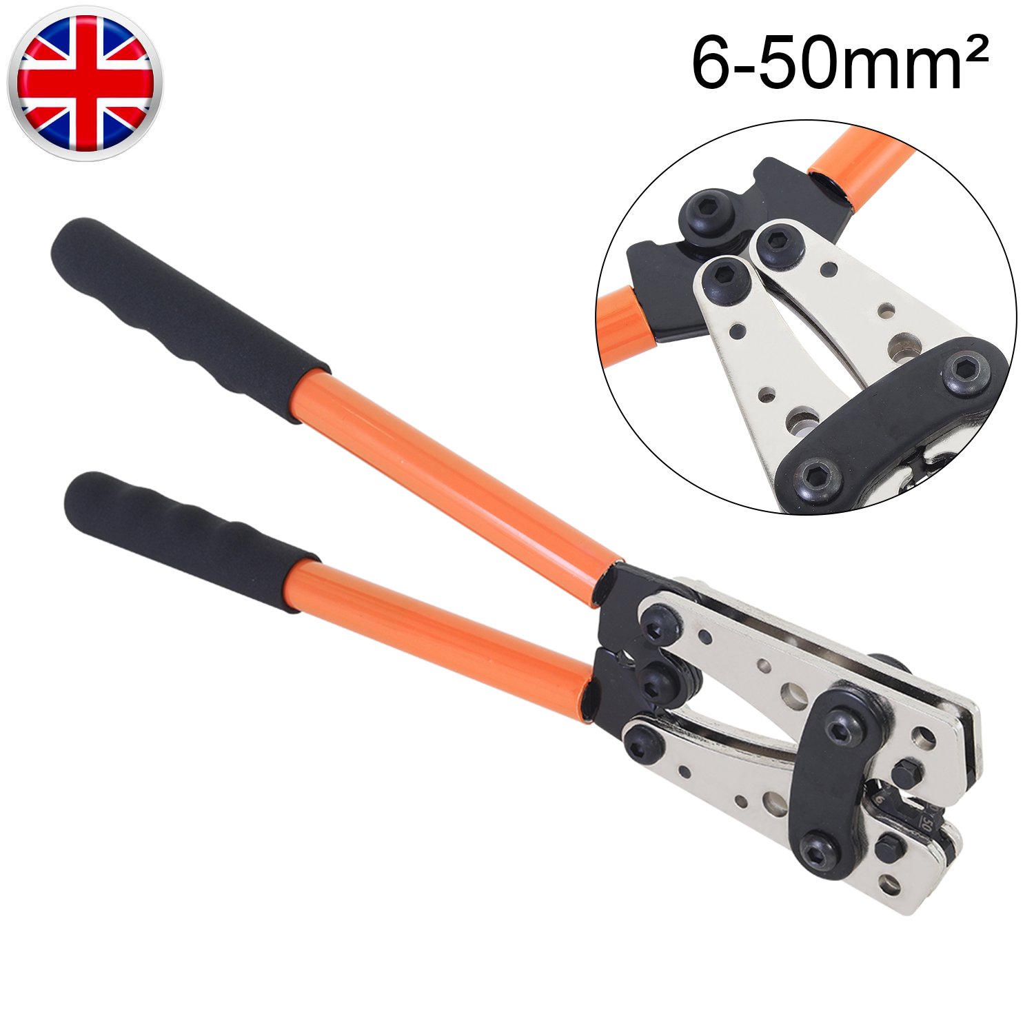 Homemart Wire Crimper Plier Heavy Duty with Wire Lugs Electrician Plier ...