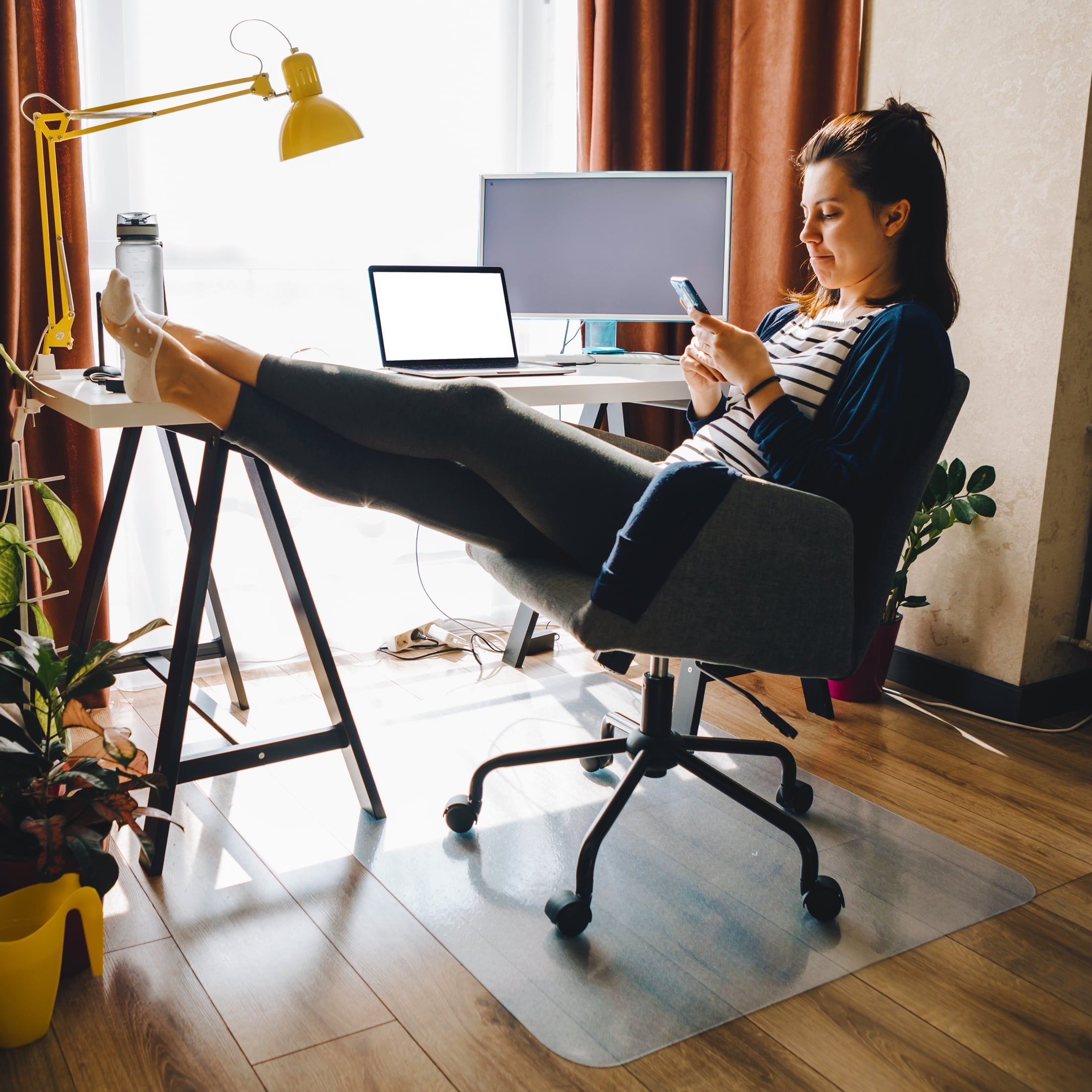 Floortex Homemat Rectangular Multi-Purpose Mat - 48 x 30 - Walmart.com