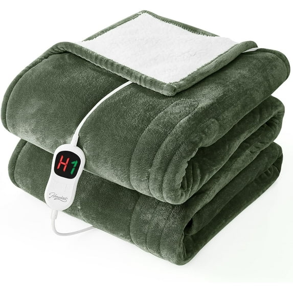 Homemate Electric Heated Blanket Full - 72"x84" Heating Bed Blankets ...