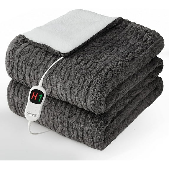 Homemate Electric Heated Blanket Full - 72"x84" Heating Bed Blankets ...