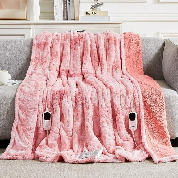 Homemate Electric Heated Blanket Queen Size - 84"x90" Heating Blanket ...
