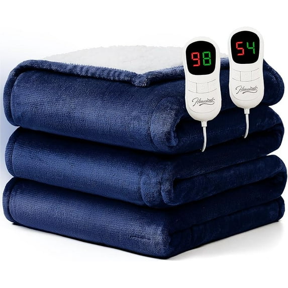 Homemate Electric Heated Blanket Queen Size - 84"x90" Heating Blanket ...