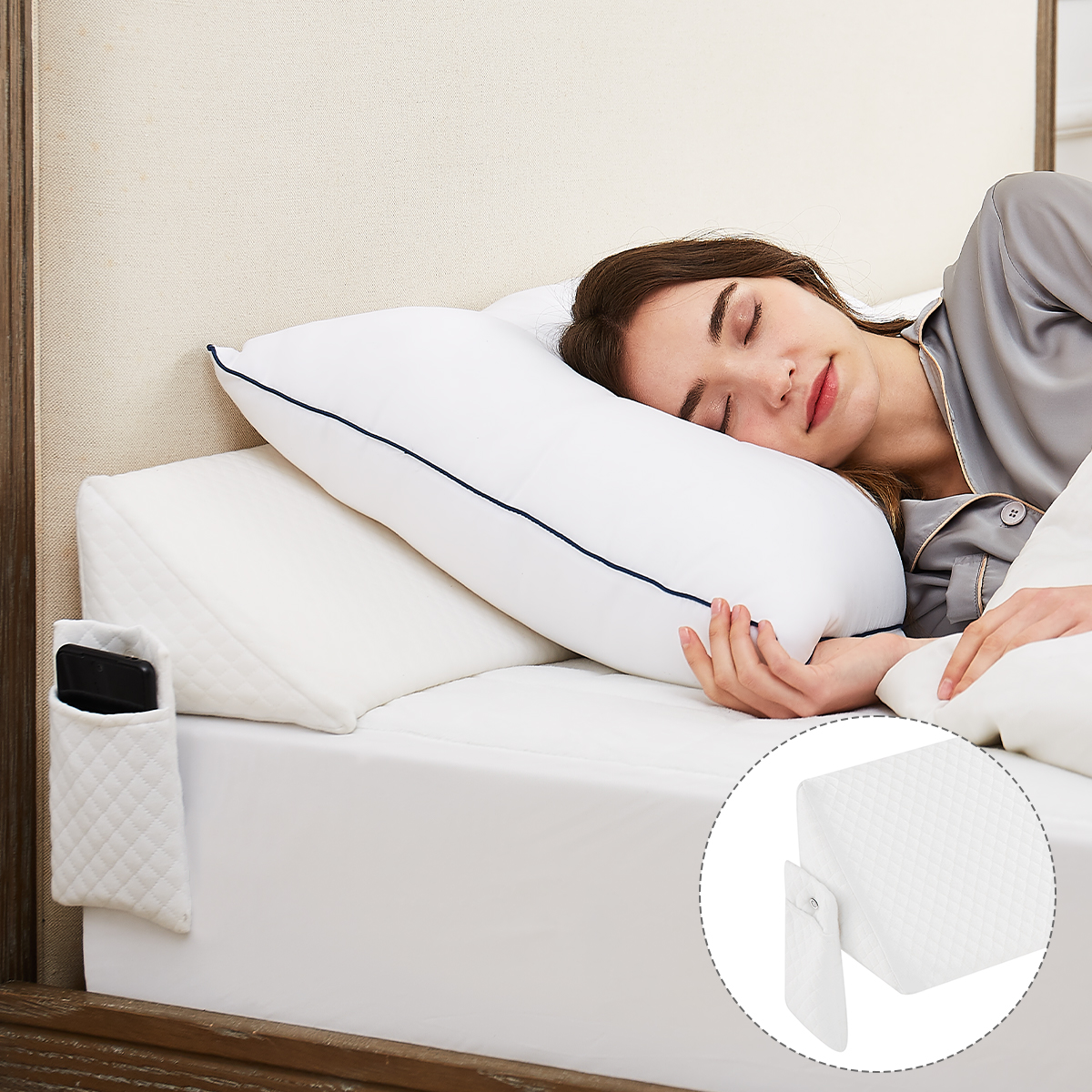 Dream Serenity Multi Use Bed Wedge Pillow, 1 Each - Walmart.com