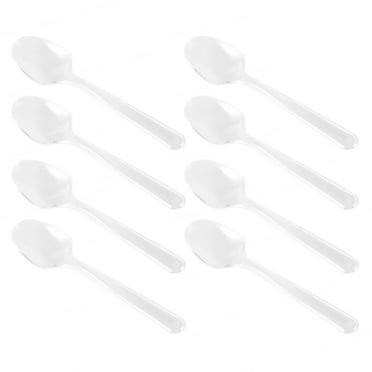 Avant Grub 3" BPA-Free Disposable Plastic Mini Tasting Spoons for Gelato & Ice Cream, 200 Count ...
