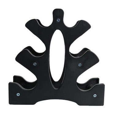 Cailmei Dumbbell Rack Stand 3 Tier Dumbbells Hand Weights Sets Holds 30 ...