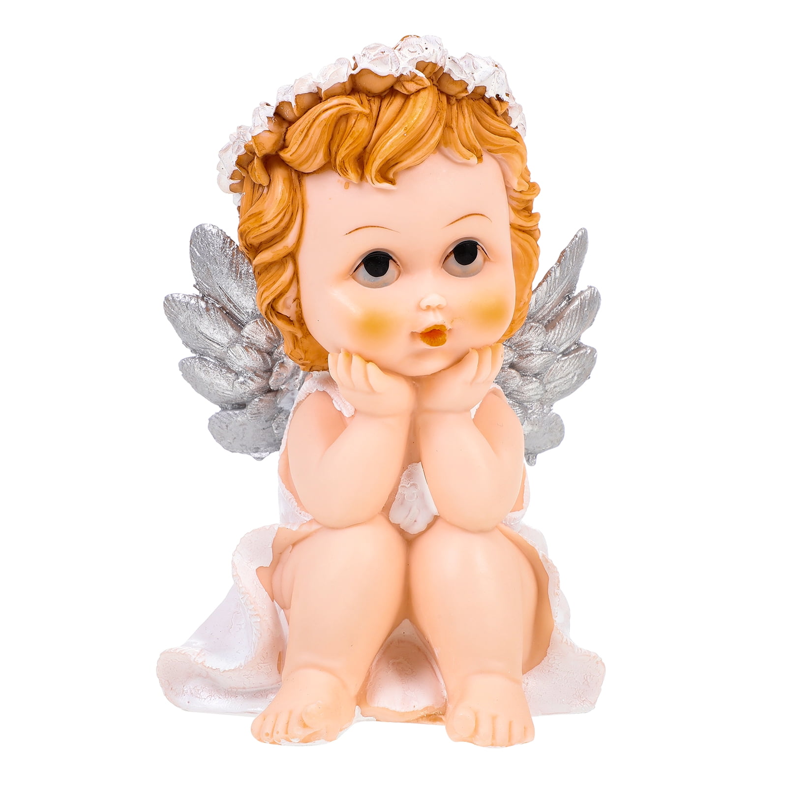 Homemaxs Angel Sculpture Adornment Decorative Figurine Entryway Statue ...