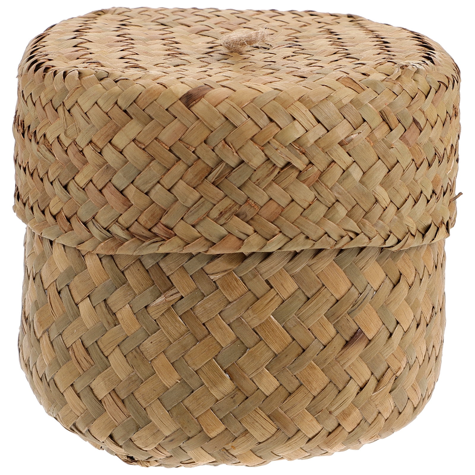 Homemaxs Handmade Woven Flower Basket Gift Box Mini Sundries Container ...