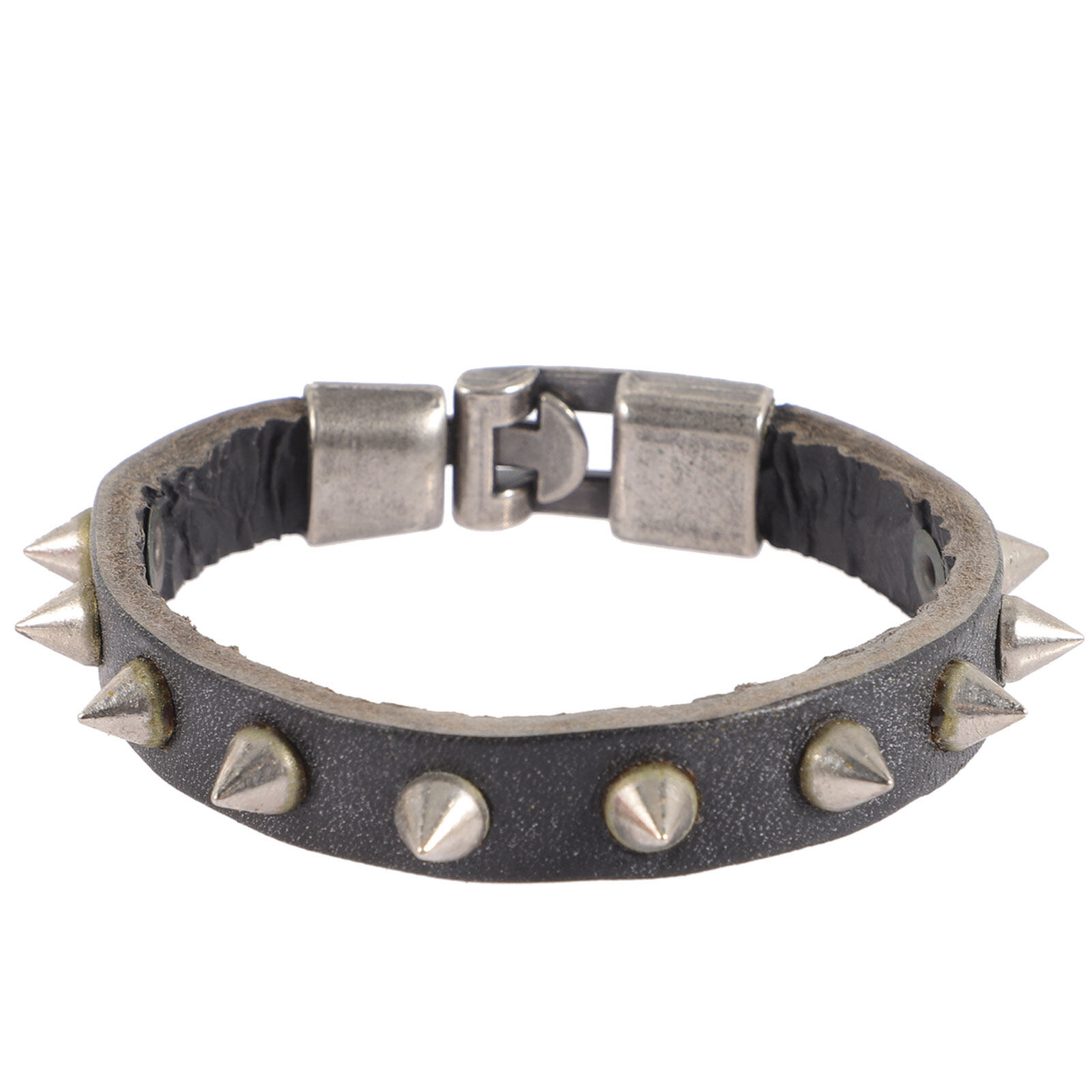 Homemaxs Leather Bracelet Punk Cuff Bracelet Cool Spiked Bracelet Goth ...