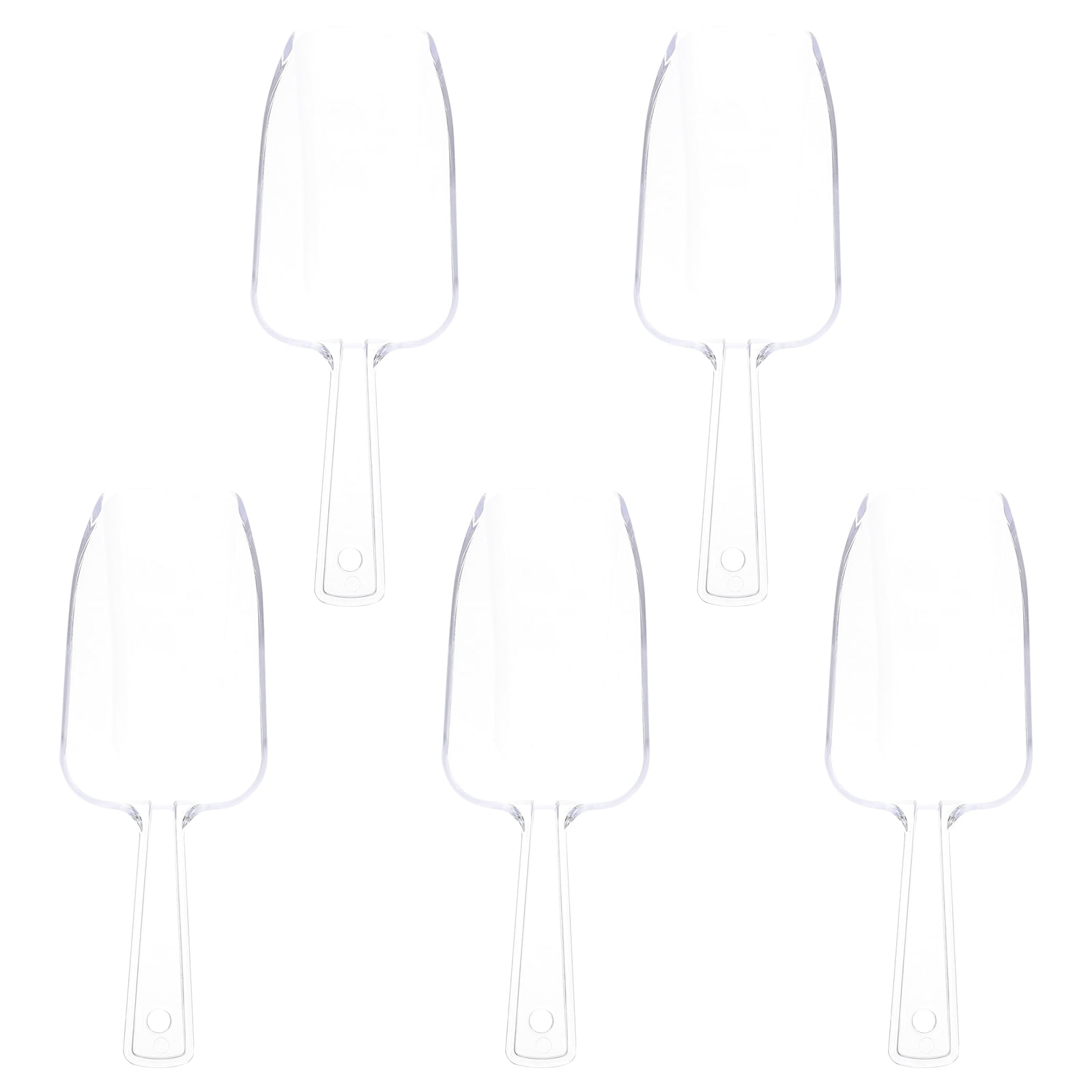 Homemaxs Scoop Ice Cup Measuring Scoopers Clear Small Scooper Shovel ...