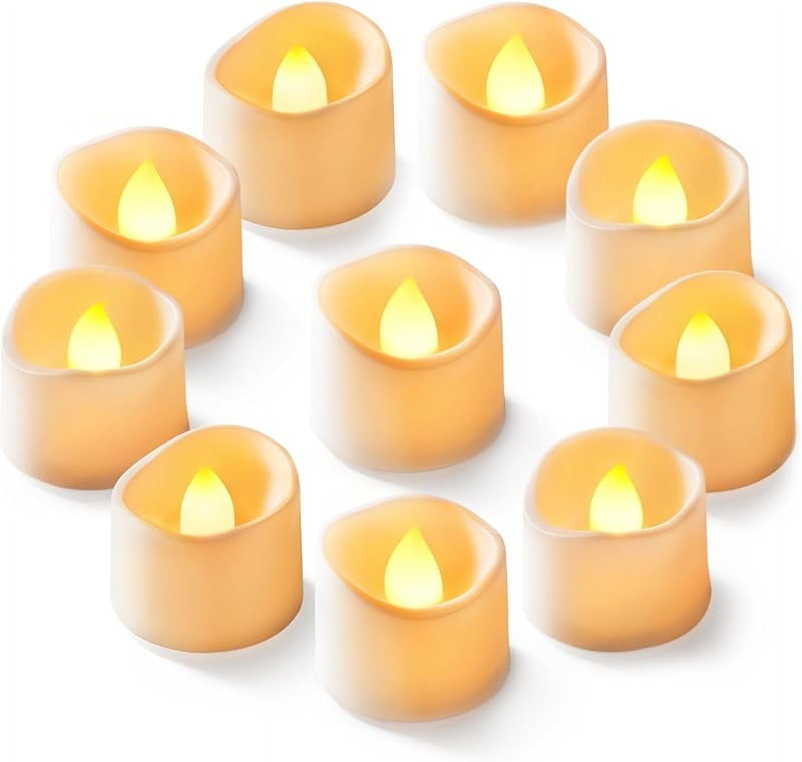 Homemory 24-Pack Flameless LED Tea Lights Candles Battery Operated, 200 ...