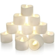 Homemory LED Tea Lights, 12-Pack, Warm White, Decor Candles for ...